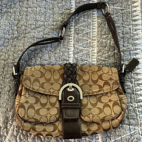 Coach | Bags | Coach Jacquard Boho Bag With Braided Flap | Poshmark